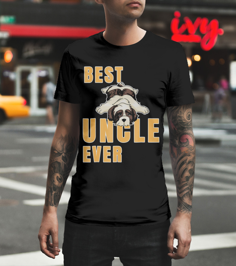 Best Shih Tzu Uncle Ever Dog T-Shirt