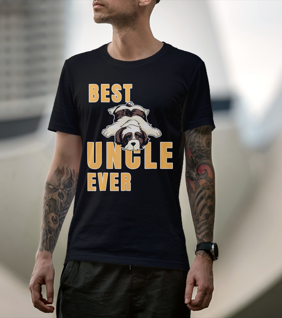 Best Shih Tzu Uncle Ever Dog T-Shirt
