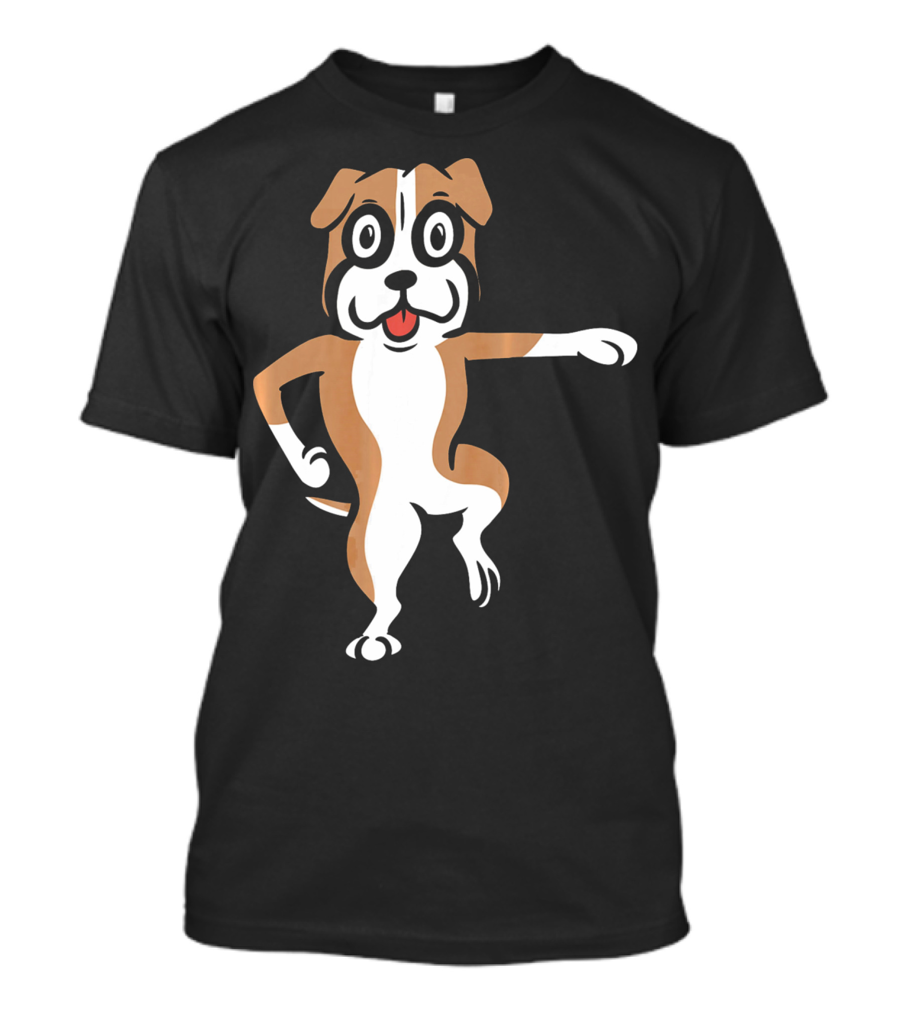 Boxer Dog Funny Dance Move Best Mates T-Shirt