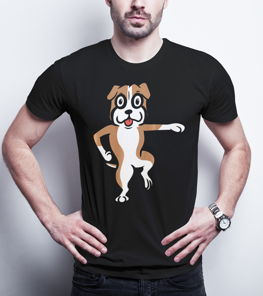 Boxer Dog Funny Dance Move Best Mates T-Shirt