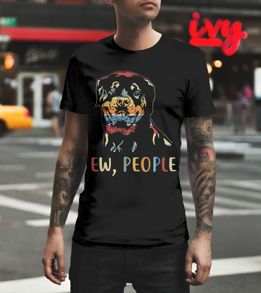 Ew People Rottweiler Multicolor T-Shirt