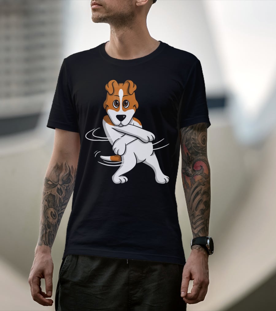 Jack Russell Terrier Dance Move Spin Trend T-Shirt