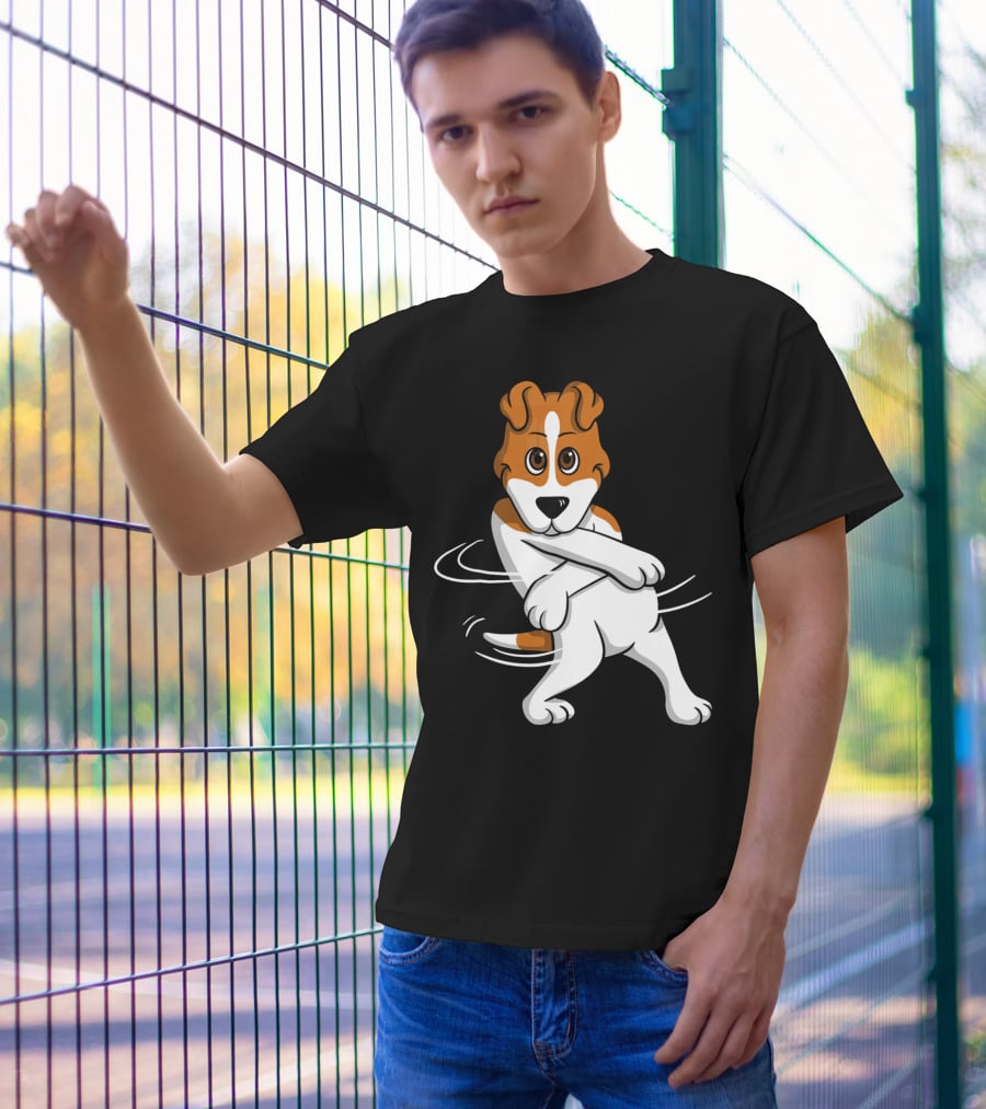 Jack Russell Terrier Dance Move Spin Trend T-Shirt