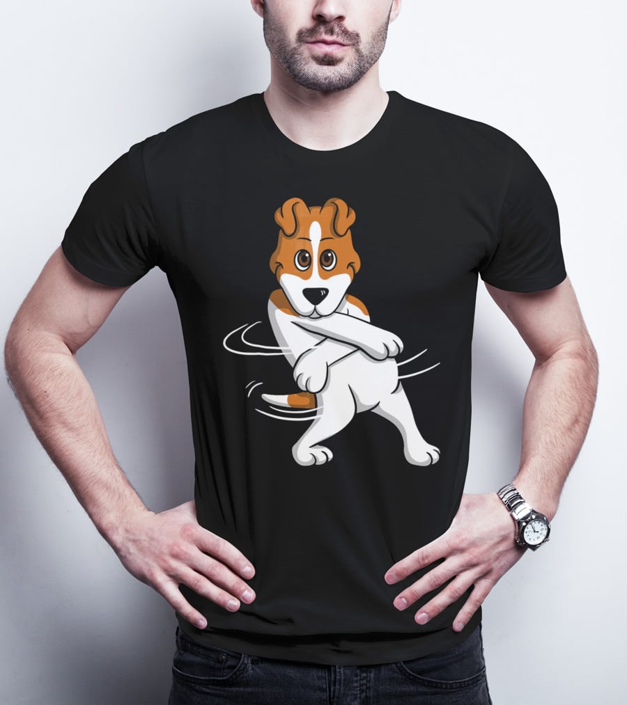 Jack Russell Terrier Dance Move Spin Trend T-Shirt