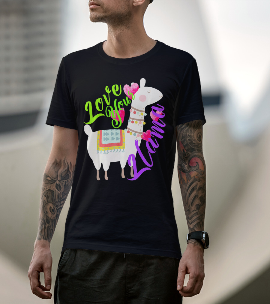 Love Your Llama Cute T-Shirt