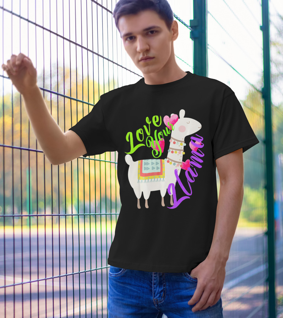 Love Your Llama Cute T-Shirt