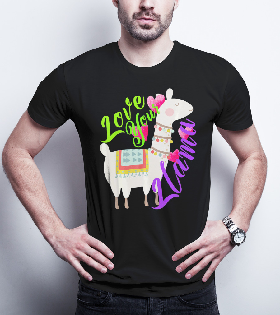Love Your Llama Cute T-Shirt