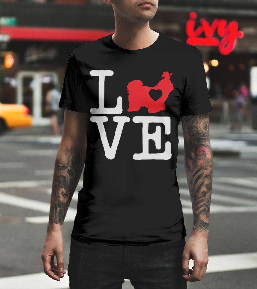 LOVE Shih Tzu Valentine's Day Rottie T-Shirt