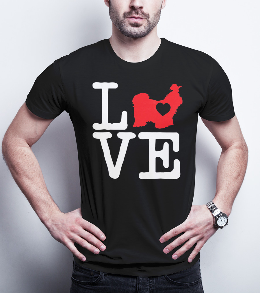 LOVE Shih Tzu Valentine's Day Rottie T-Shirt