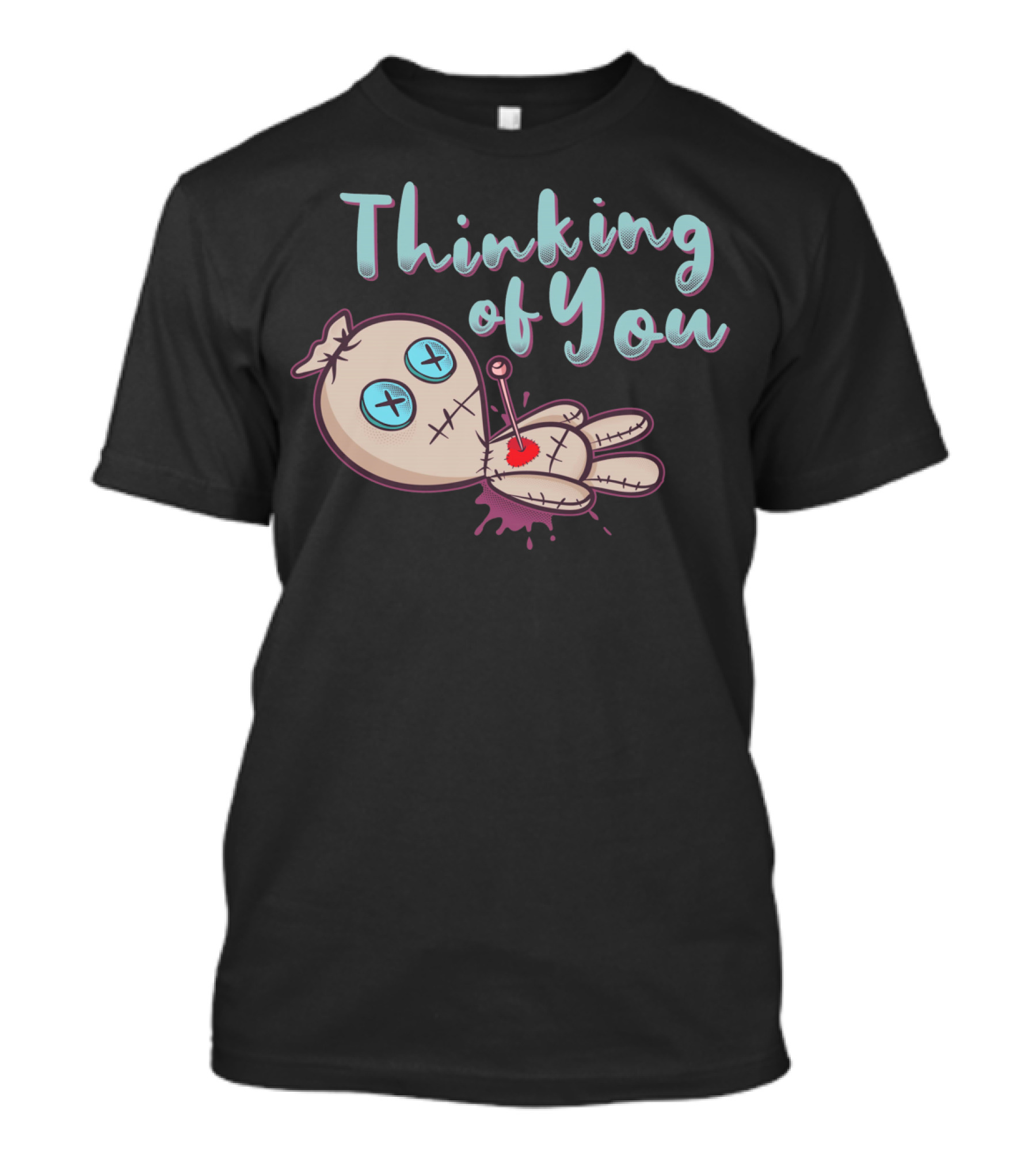 Thinking Of You Voodoo Doll Valentines T-Shirt