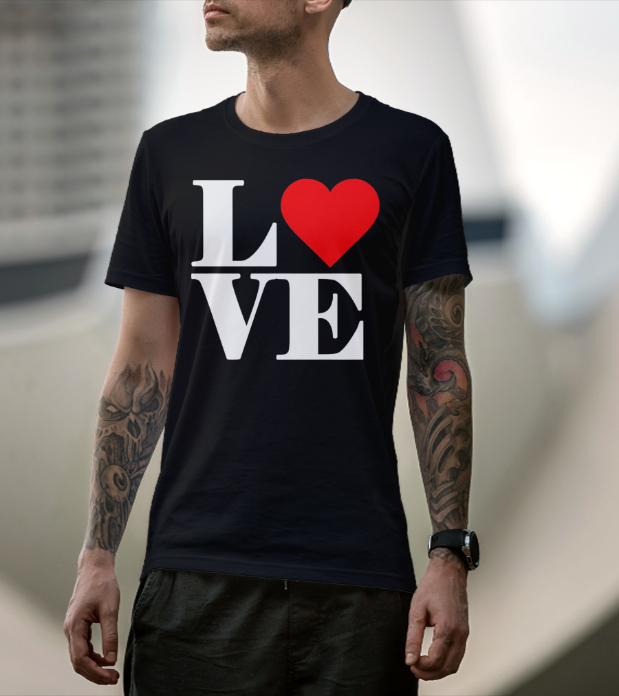 LOVE Heart Valentine's Day Iconic Romantic T-Shirt