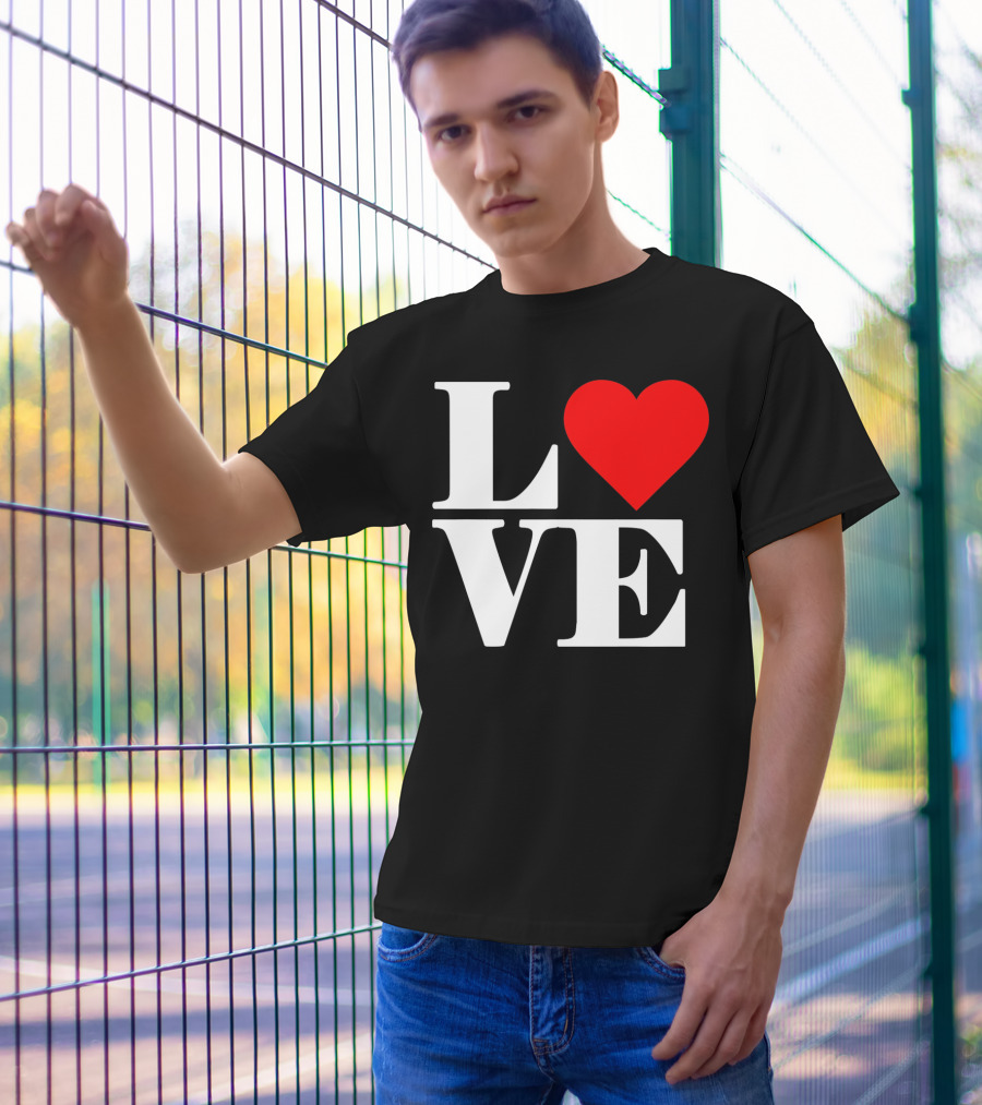 LOVE Heart Valentine's Day Iconic Romantic T-Shirt