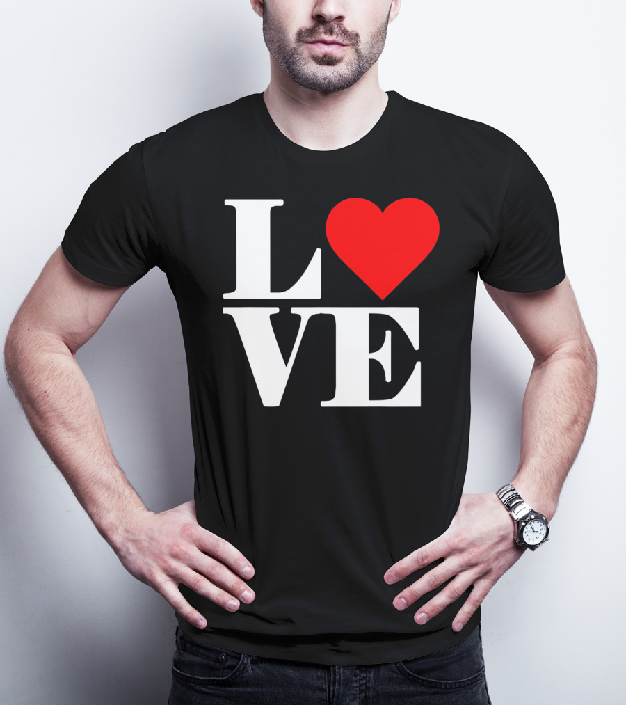 LOVE Heart Valentine's Day Iconic Romantic T-Shirt