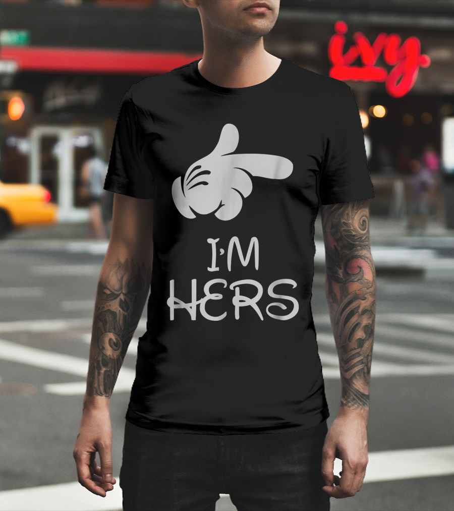 I'm Hers Funny Couple Valentine's Day Mens T-Shirt
