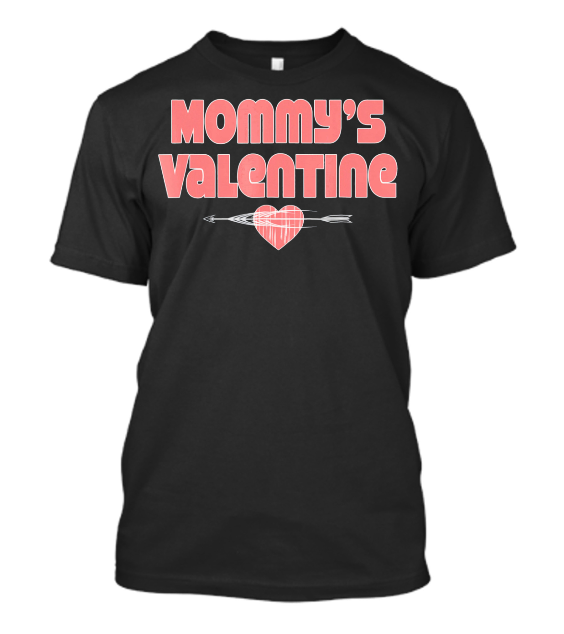 Mommy's Valentine Heart With Arrow Funny Boys Valentines T-Shirt