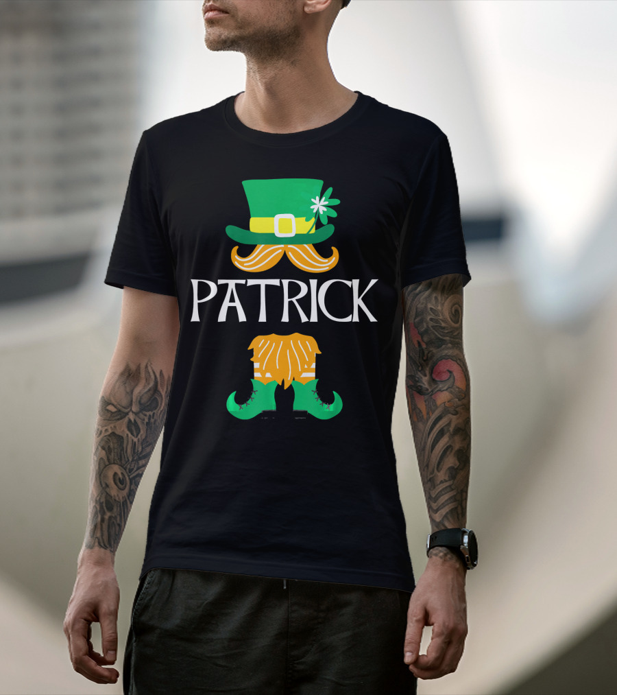 Patrick Funny Leprechaun Matching Family Group T-Shirt