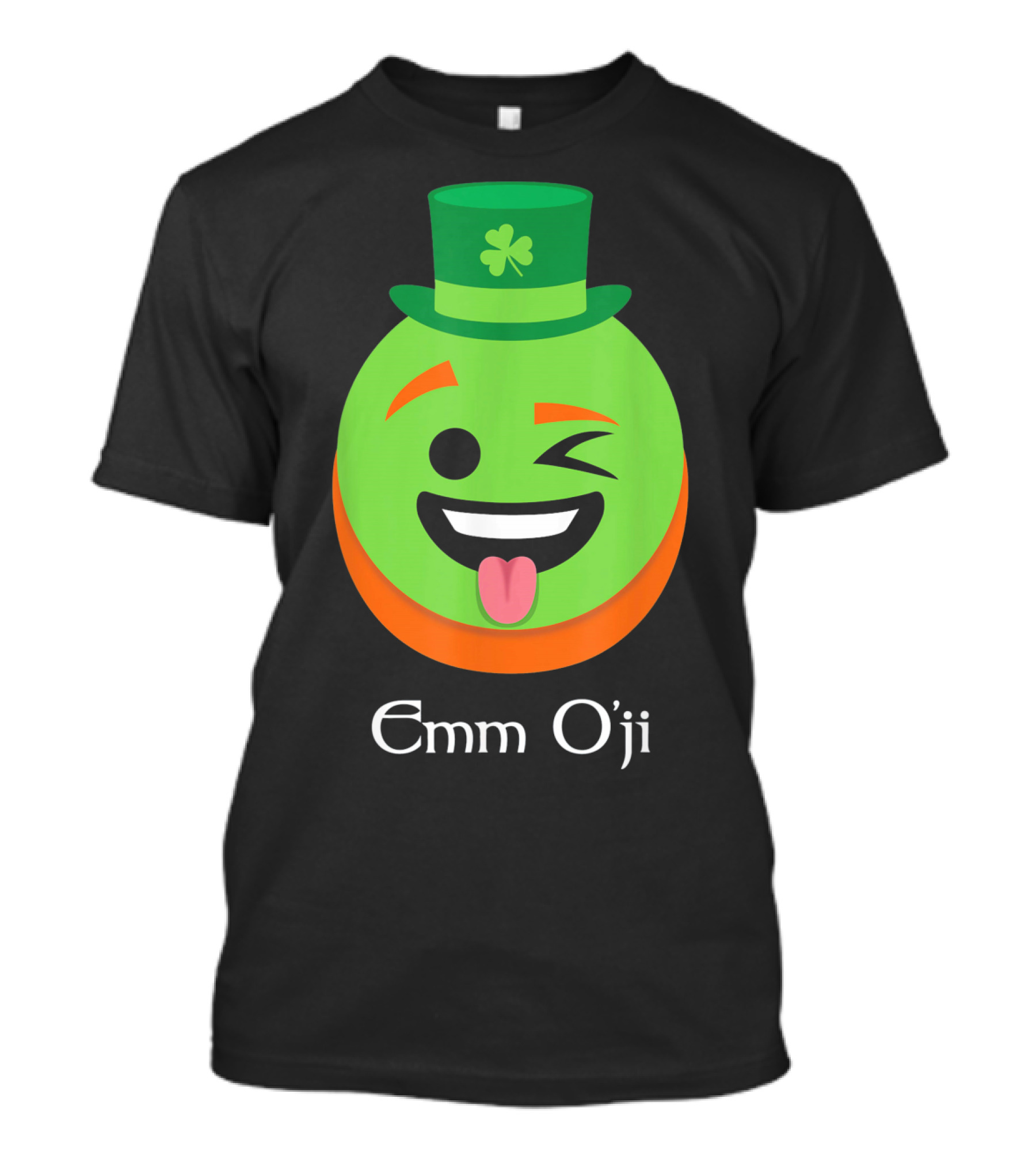 Emm O'ji Happy Saint Patricks Day Emoji Irish Fun T-Shirt