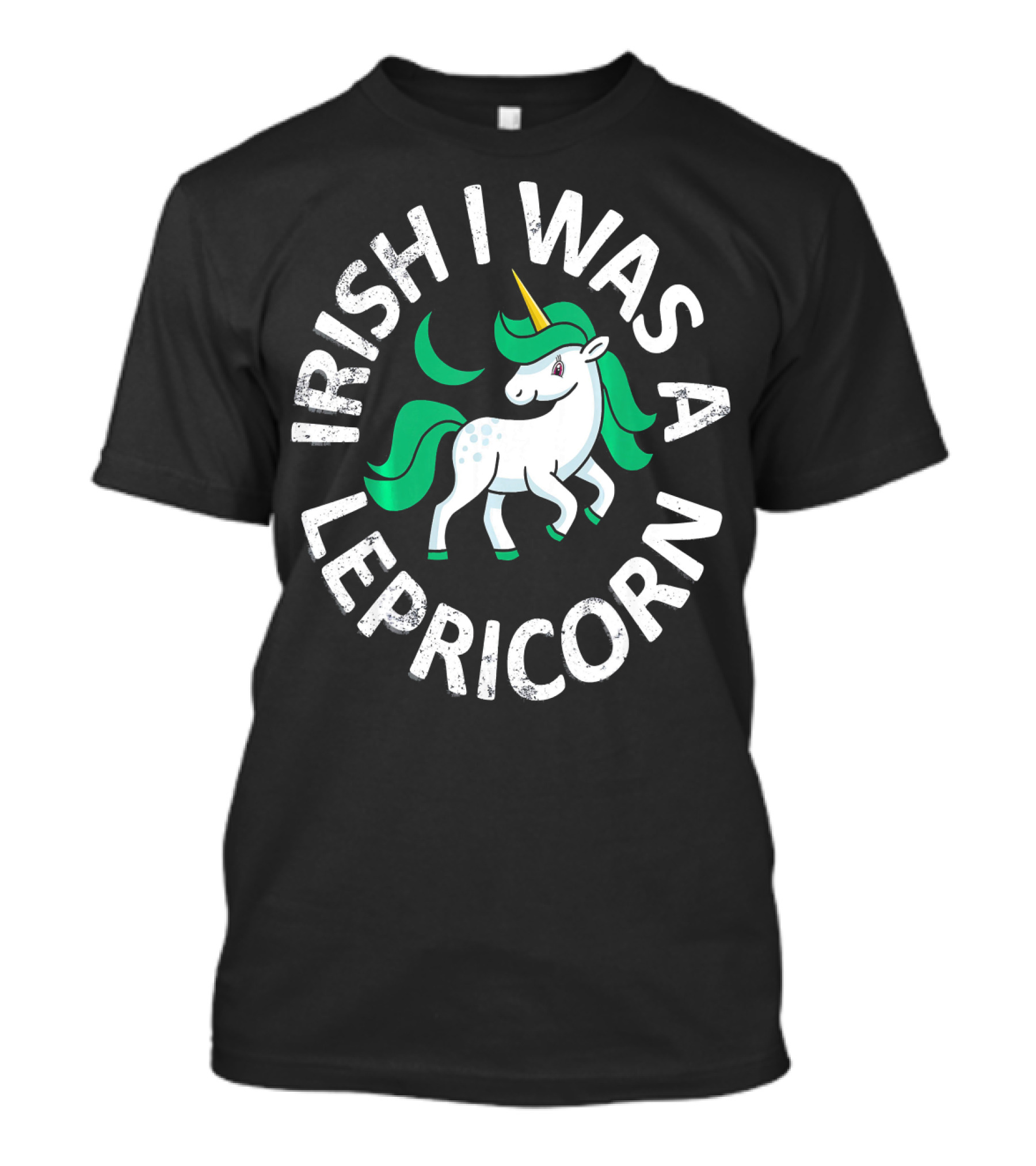 Irish I Was A Lepricorn Unicorn St. Patrick's Day T-Shirt