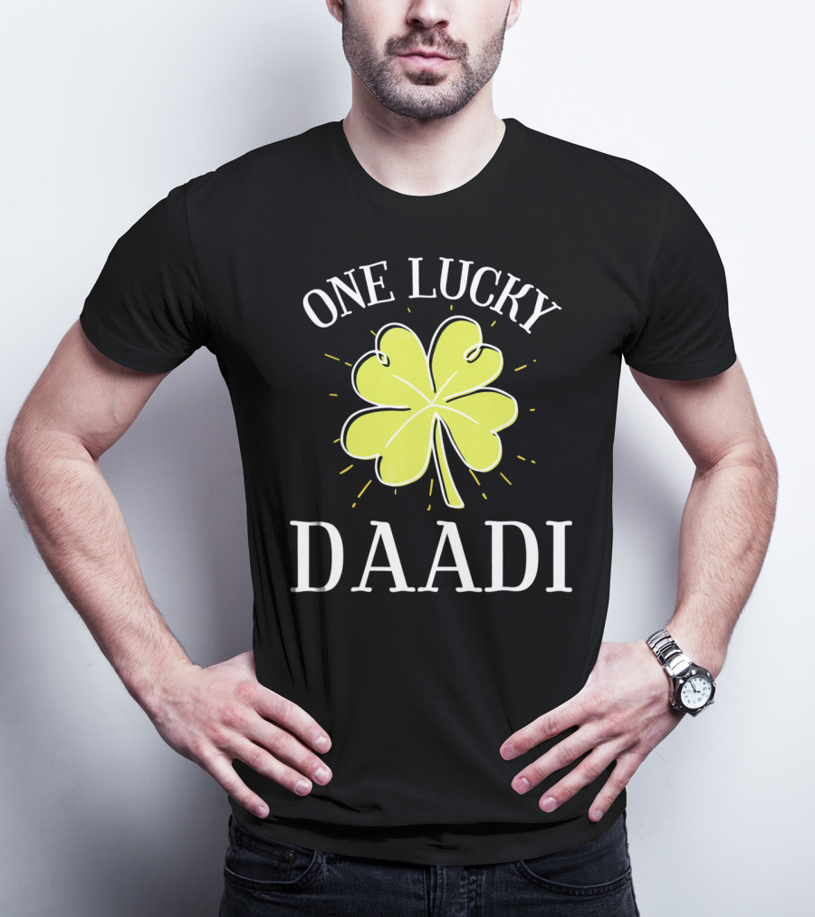 One Lucky Daadi Shamrock St. Patricks T-Shirt