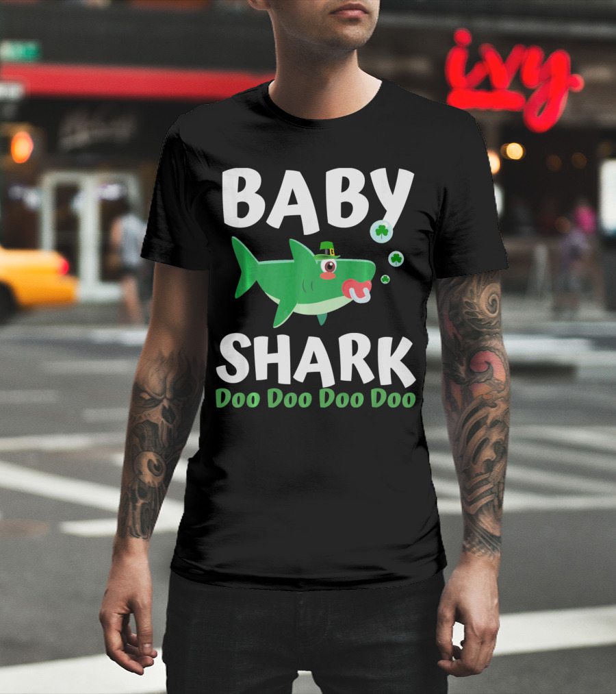 Baby Shark Doo Doo Doo Doo Irish T-Shirt
