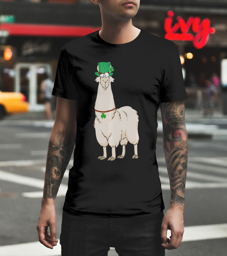 Leprechaun Costume Alpaca St Patrick's Day T-Shirt