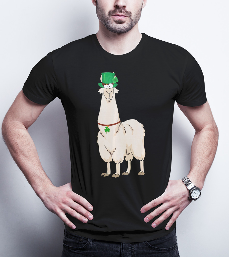 Leprechaun Costume Alpaca St Patrick's Day T-Shirt