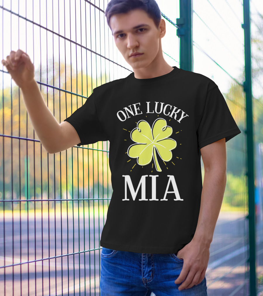 One Lucky Mia St. Patrick's Day Shamrock T-Shirt