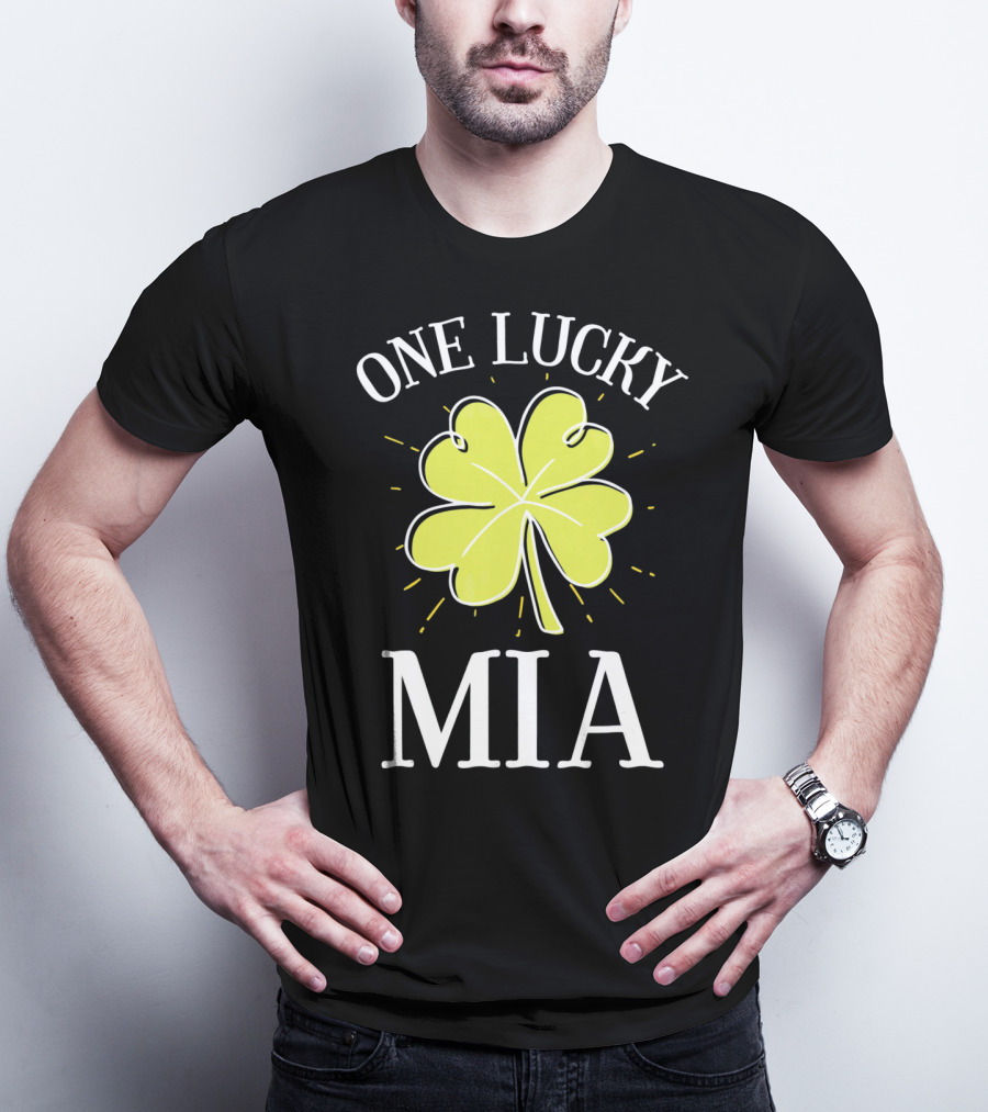 One Lucky Mia St. Patrick's Day Shamrock T-Shirt