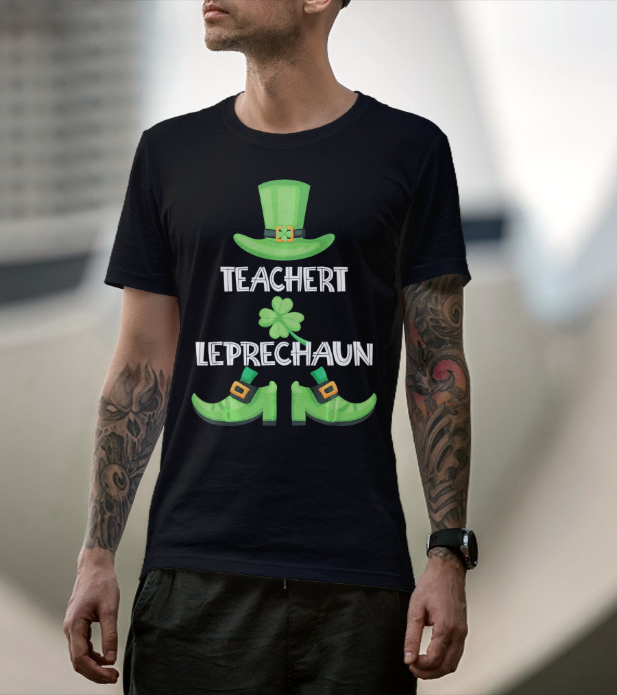 Teacher Leprechaun St. Patrick's Day Family Matching Group T-Shirt