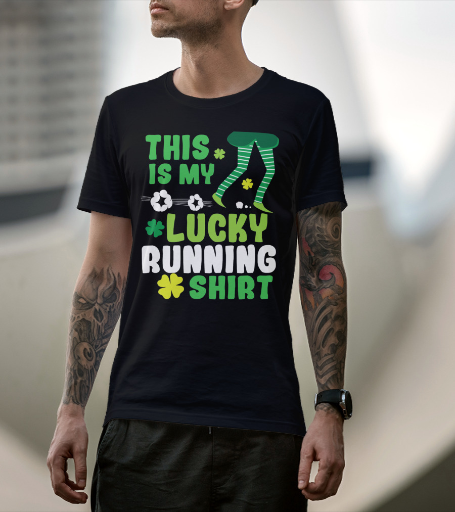 This Is My Lucky Running Shirt St Patricks Day 5k T-Shirt