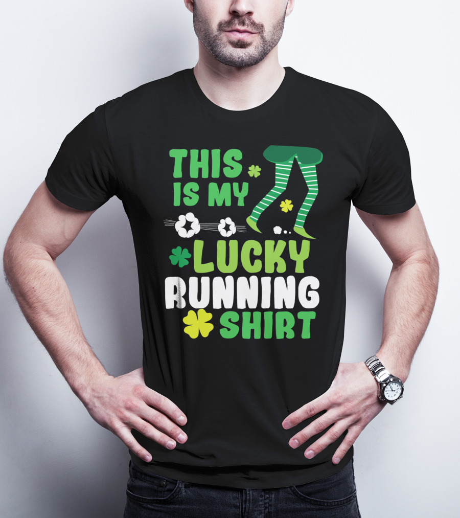 This Is My Lucky Running Shirt St Patricks Day 5k T-Shirt