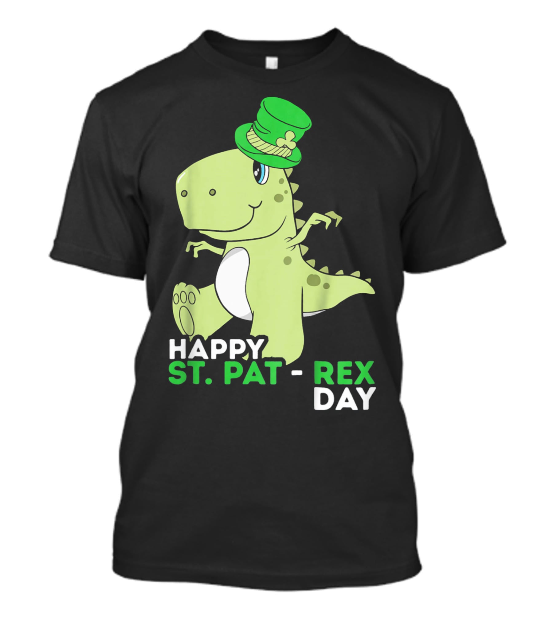 Happy St. Pat Rex Day Kids Girls Boy T-Shirt