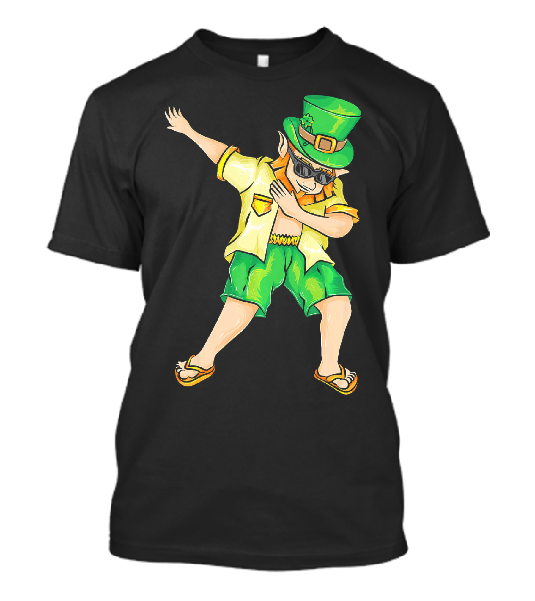 Summer Dabbing Leprechaun St. Patrick's T-Shirt