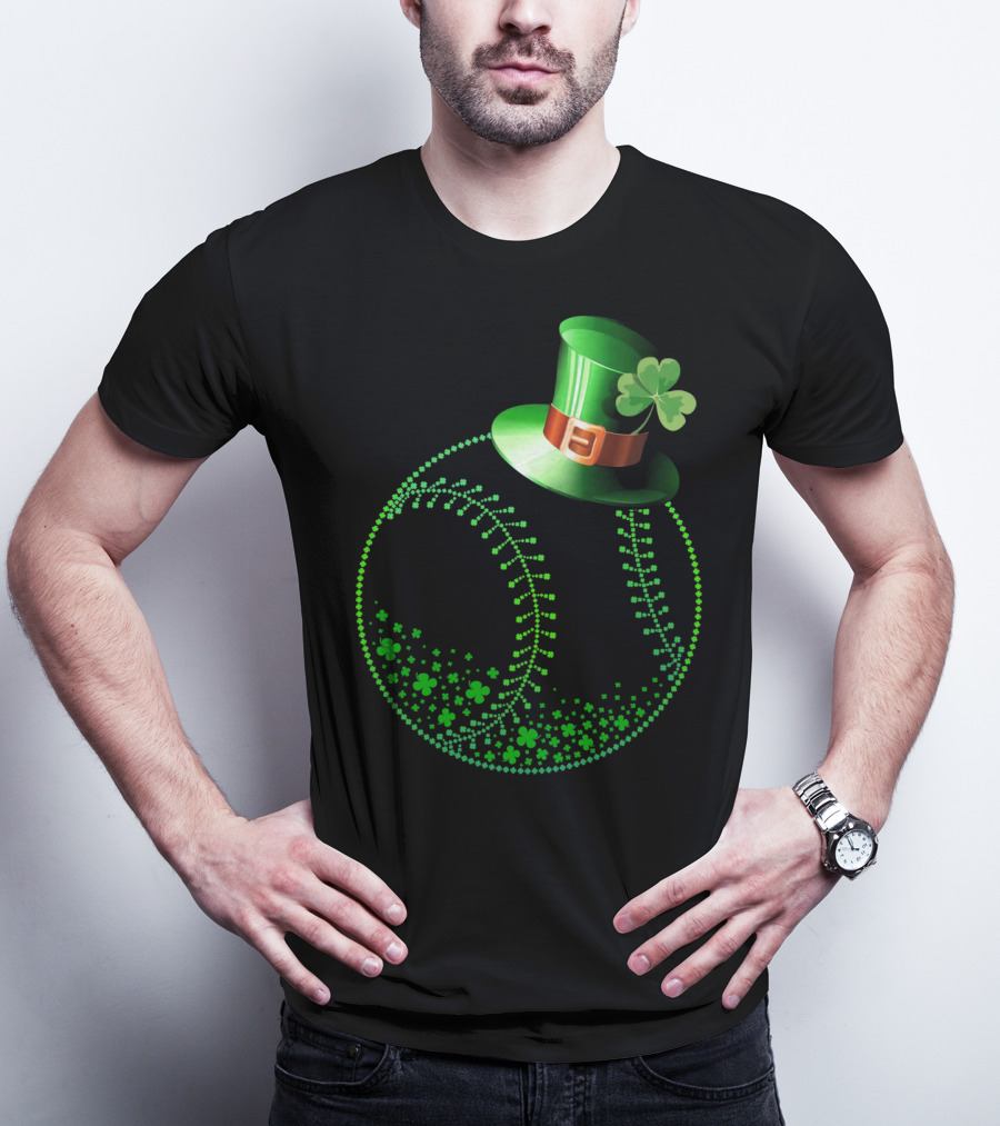 Saint Patricks Day Irish Shamrock Baseball Hat T-Shirt