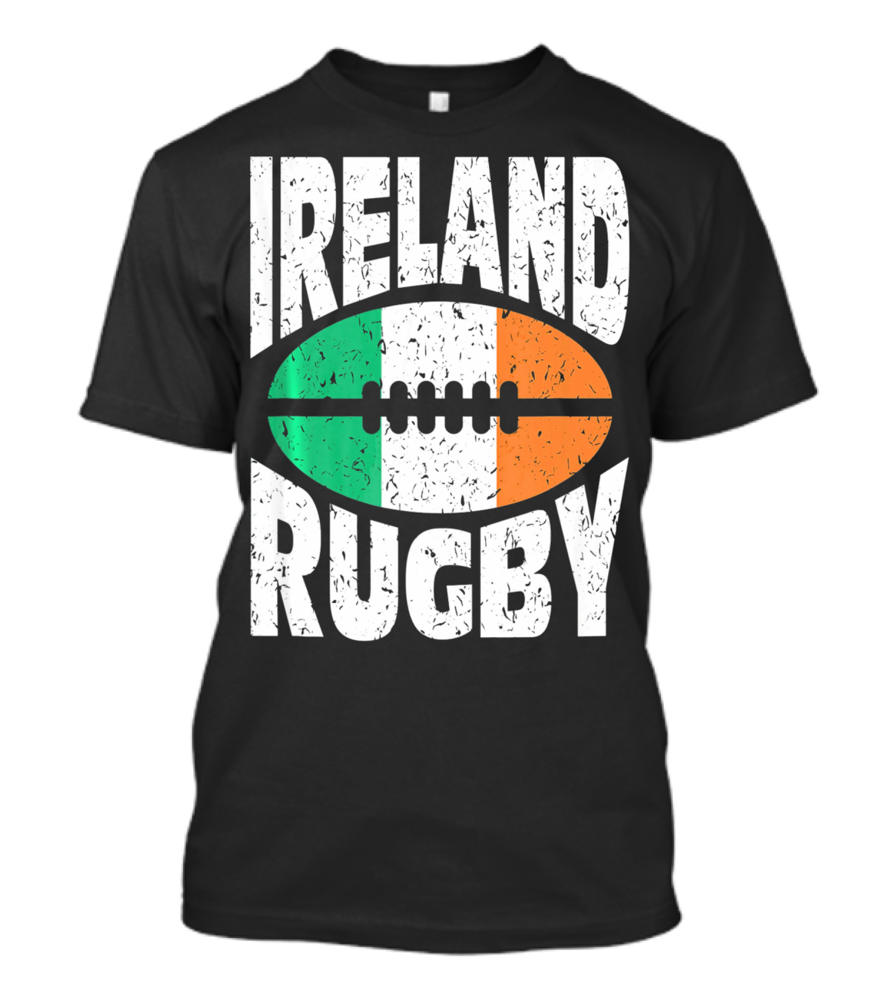 Ireland Rugby Irish Flag Rugby Ball T-Shirt