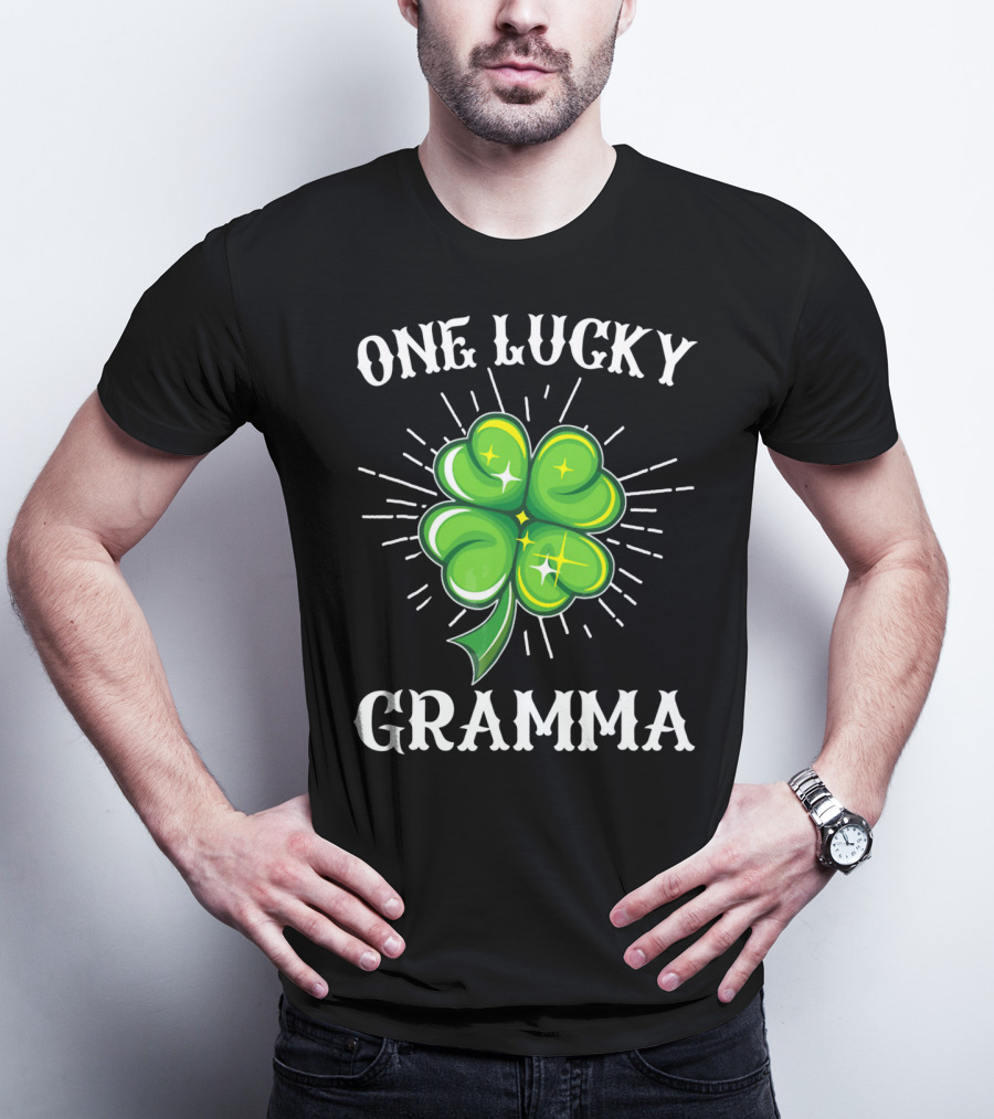 One Lucky Gramma Shamrock St. Patrick's T-Shirt
