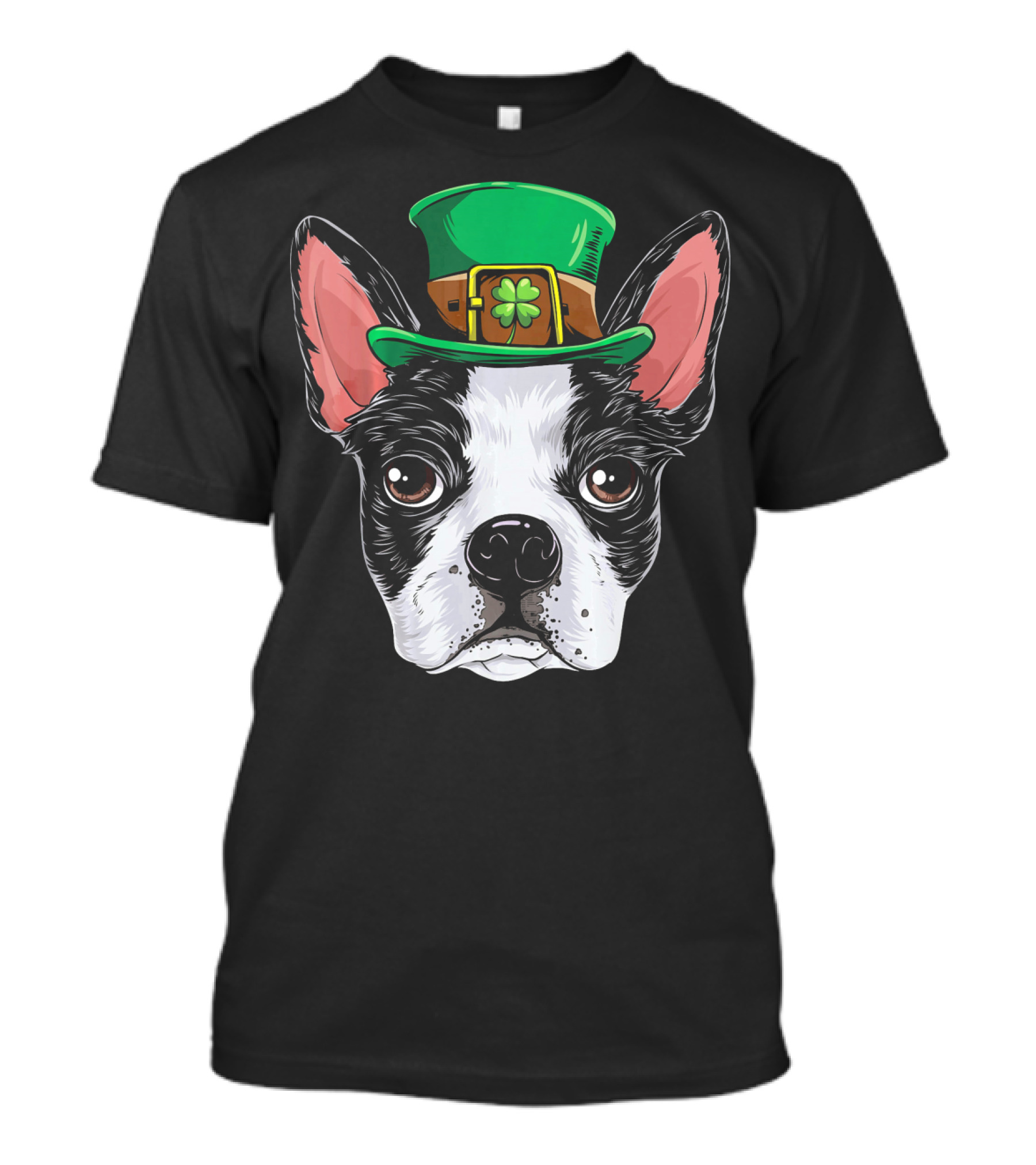 Boston Terrier Saint Patrick's Day Hat T-Shirt