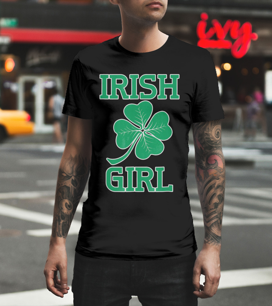 Irish Girl Shamrock St. Patrick's Day T-Shirt