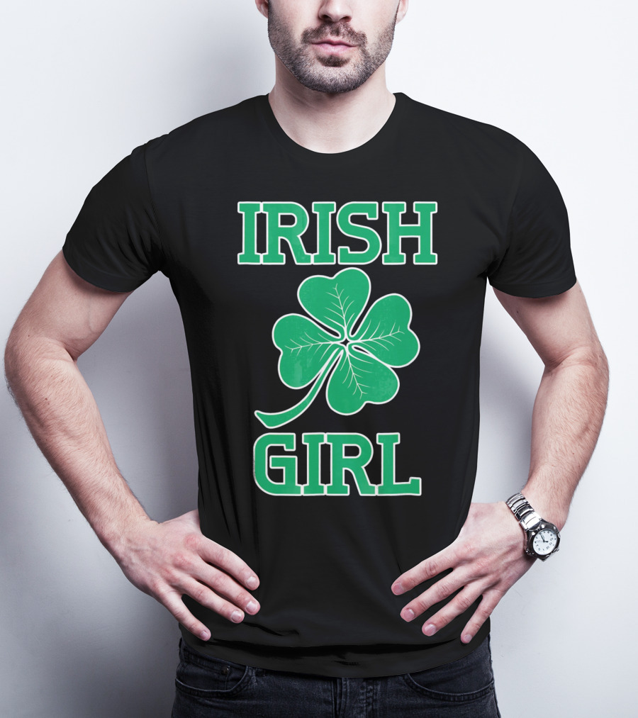 Irish Girl Shamrock St. Patrick's Day T-Shirt