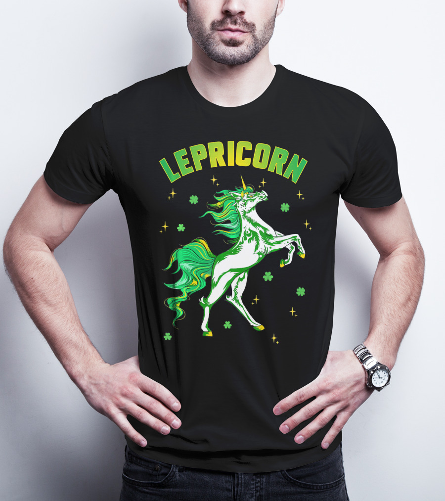 Lepricorn Unicorn St Patricks Day Girls T-Shirt