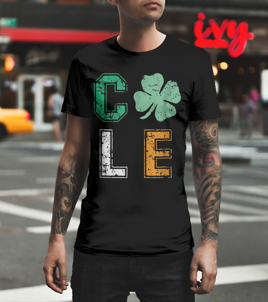 CLE Shamrock Irish Colors St. Patrick's Day T-Shirt