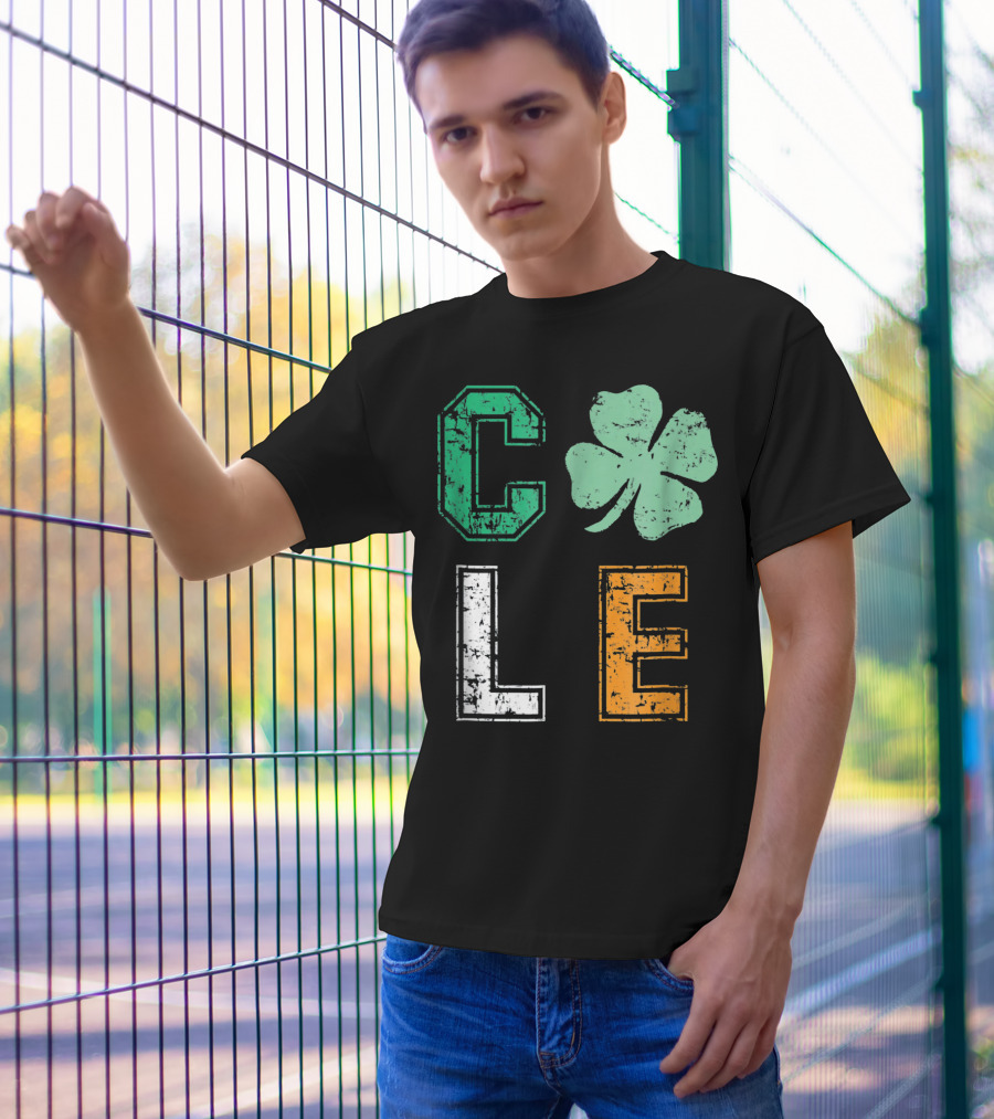 CLE Shamrock Irish Colors St. Patrick's Day T-Shirt