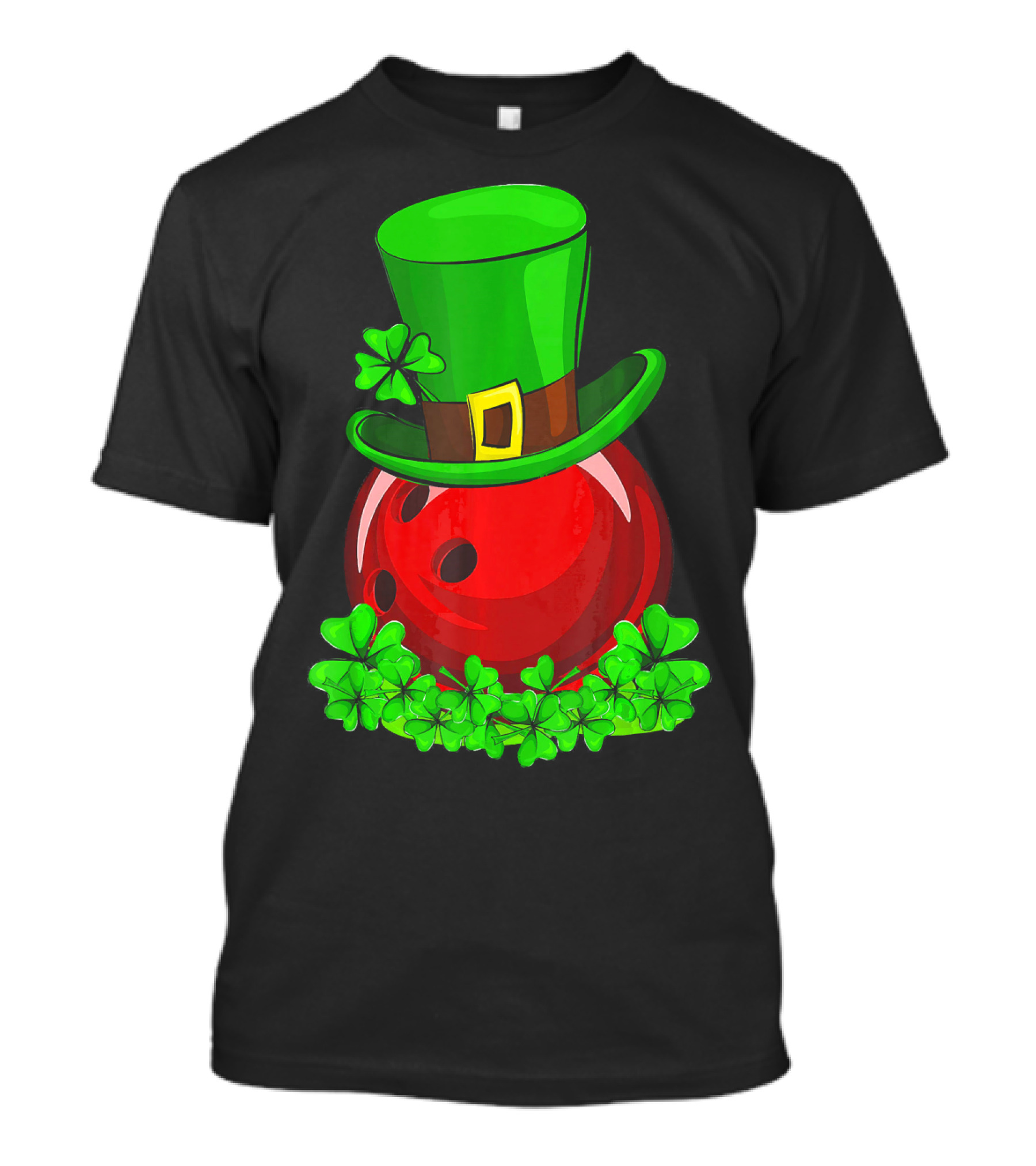 Leprechaun Hat Bowling Shamrock St Patrick's Day T-Shirt