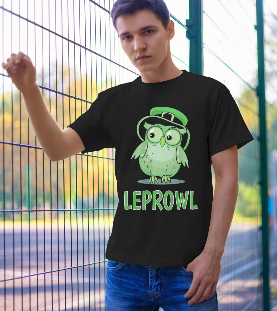Leprechaun Owl St. Patrick's Day Leprowl T-Shirt