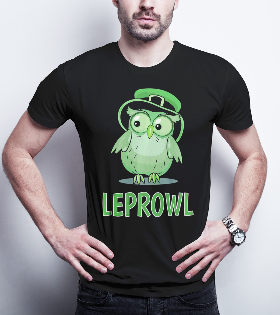 Leprechaun Owl St. Patrick's Day Leprowl T-Shirt