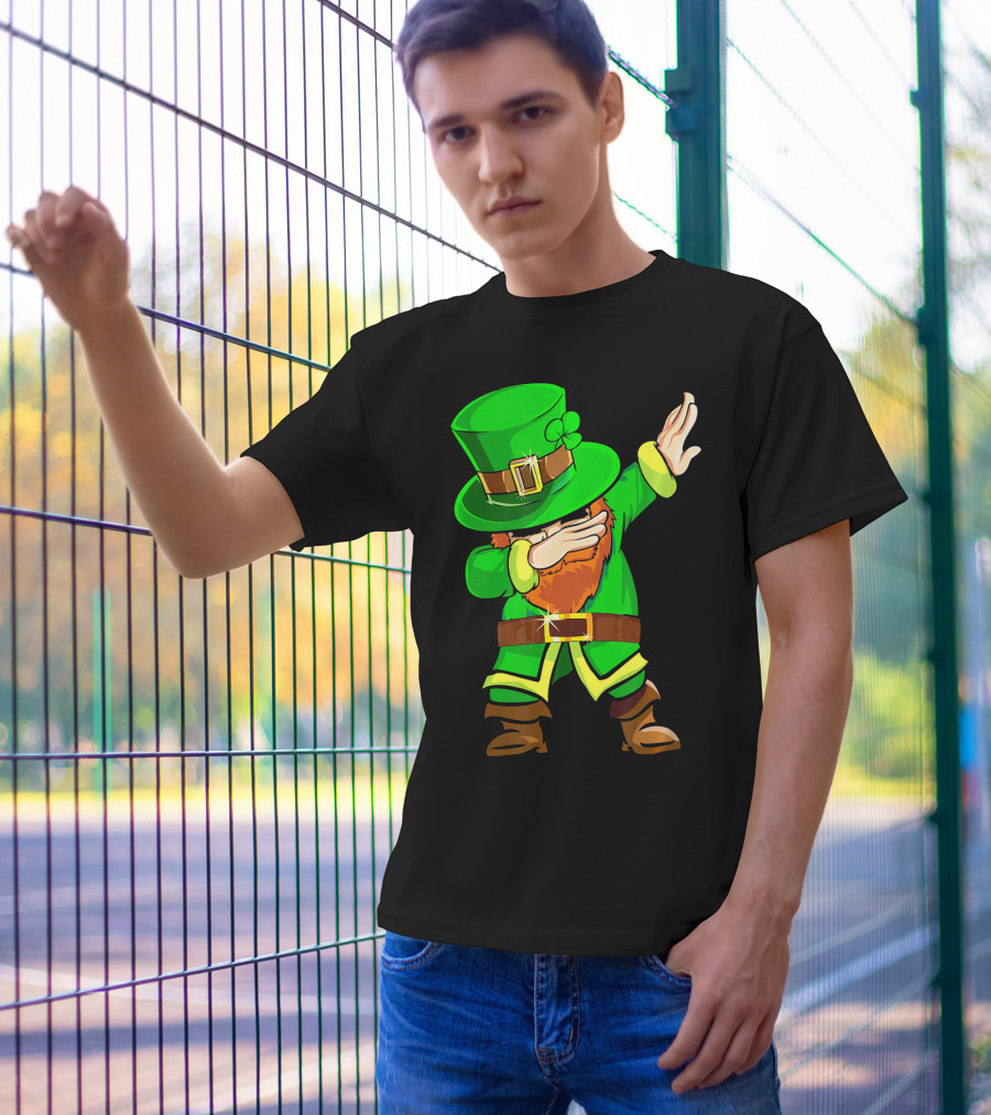 Dabechaun Leprechaun Dabbing Funny St. Patrick's Day T-Shirt