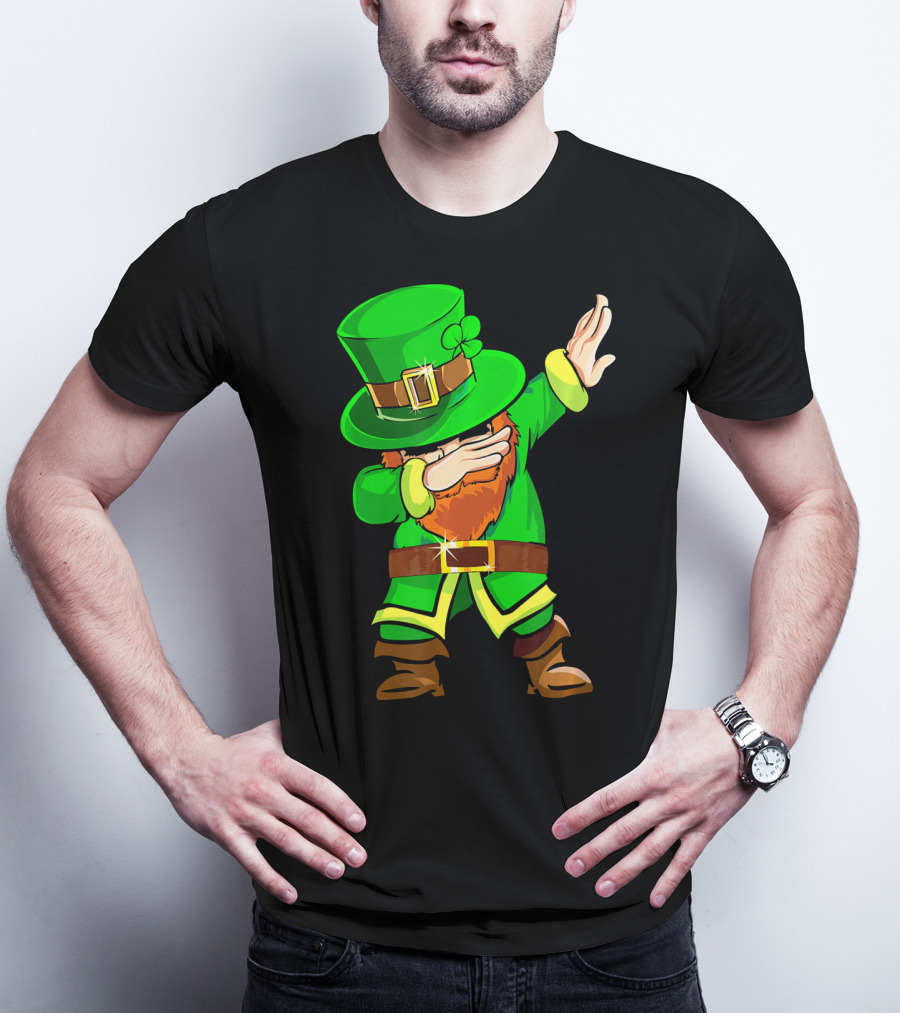 Dabechaun Leprechaun Dabbing Funny St. Patrick's Day T-Shirt
