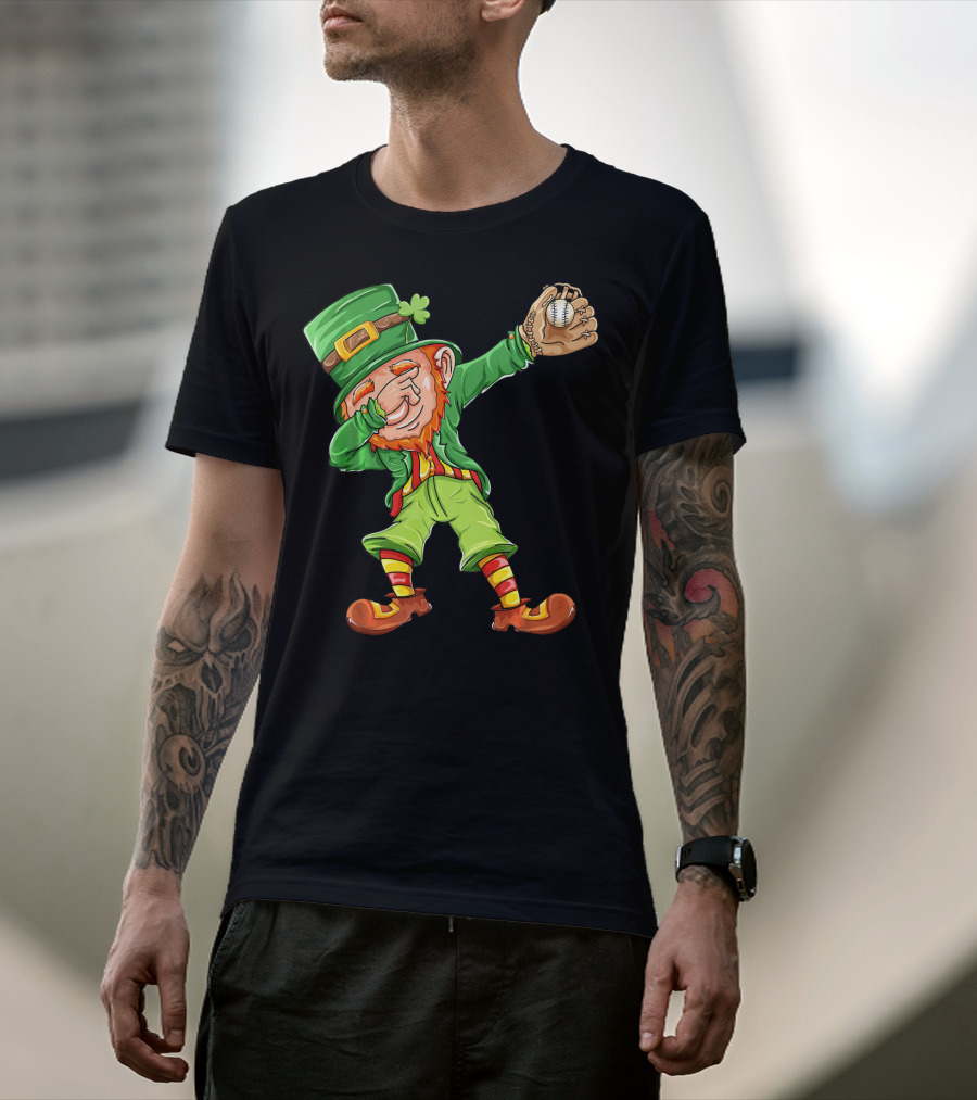 Softball Leprechaun St Patricks Day Coach T-Shirt