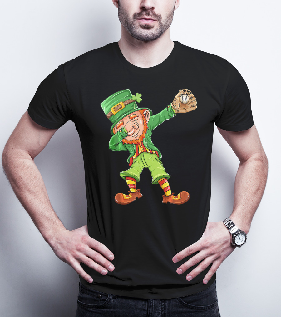 Softball Leprechaun St Patricks Day Coach T-Shirt