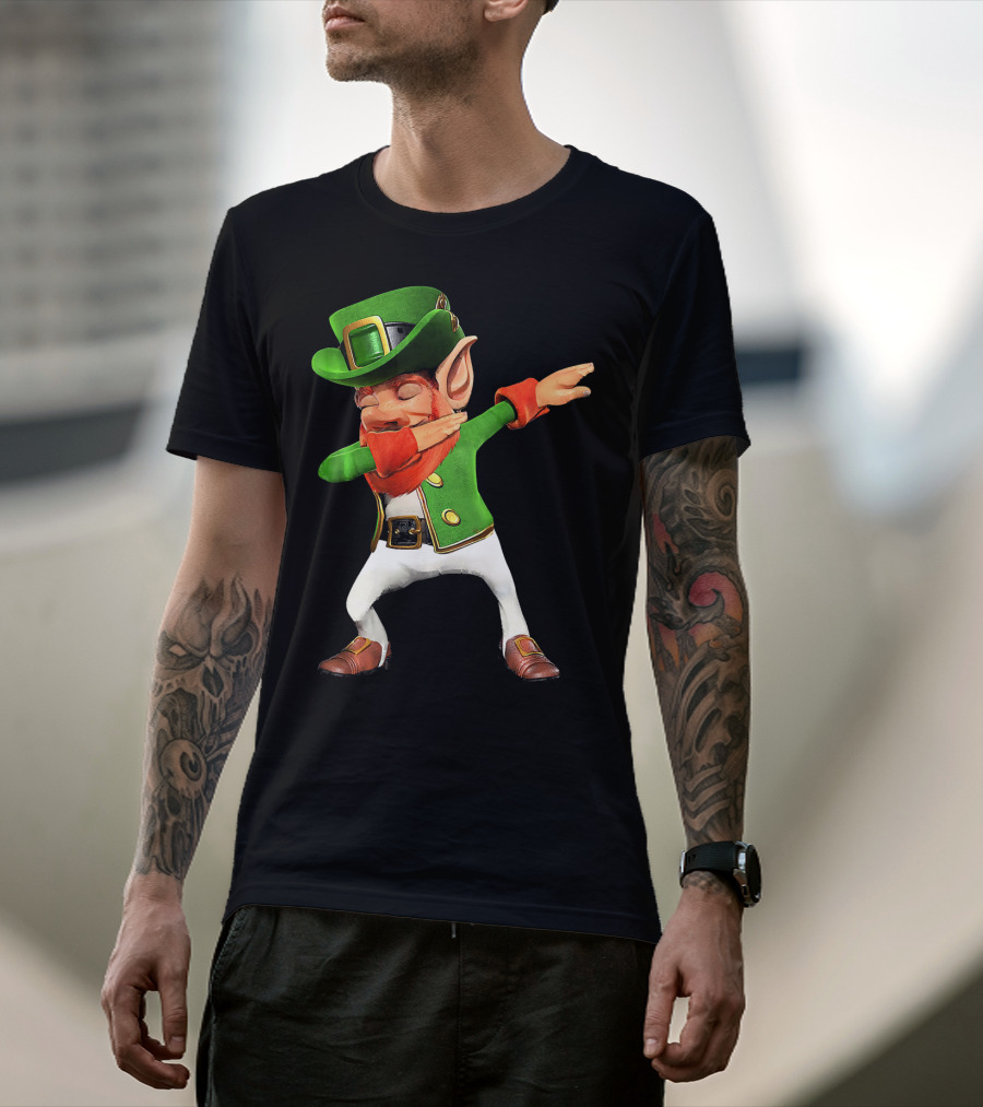 Dabbing Leprechaun St Patrick's Day T-Shirt